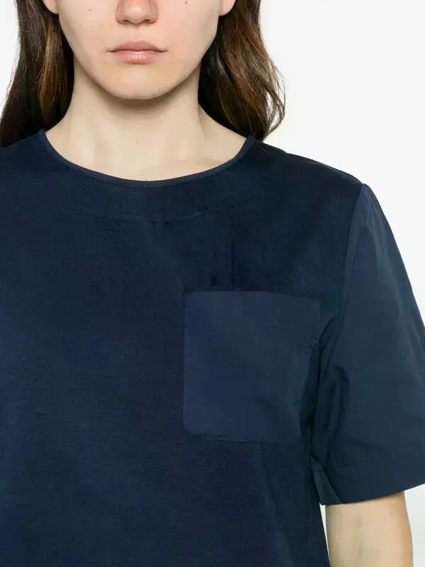 MARGITTES Patch-pocket Short-sleeve T-shirt