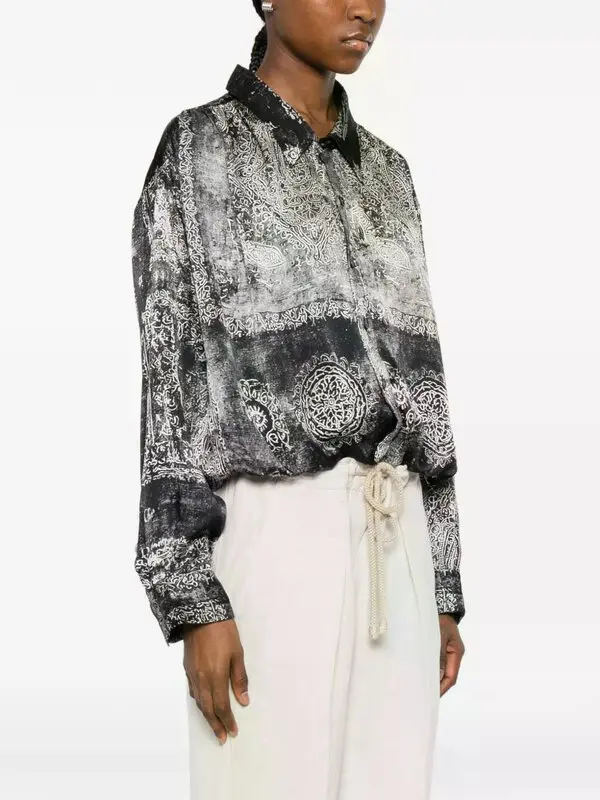 R13 Medallion-print Shirt