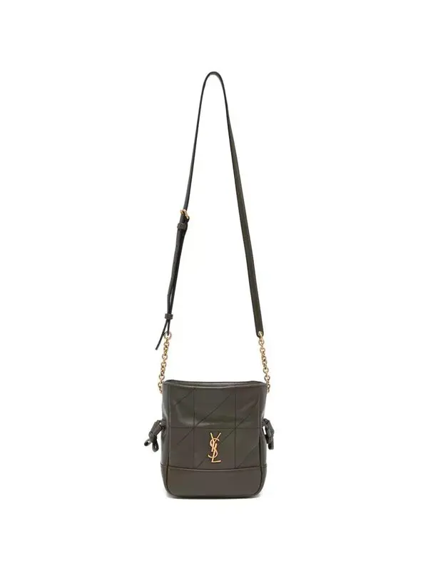 Saint Laurent Mini Jamie Quilted Clutch - Brown
