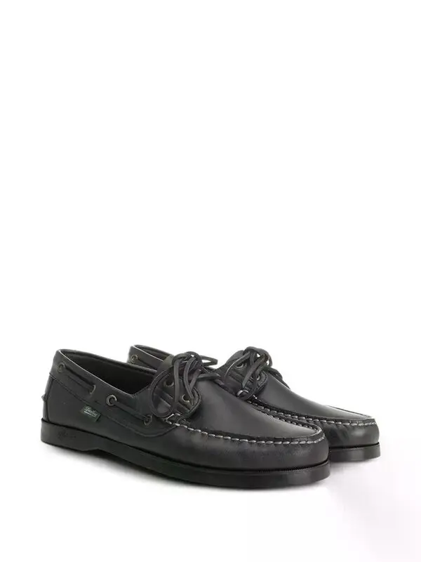 Paraboot Barth Lace-up Boat Shoes - Black