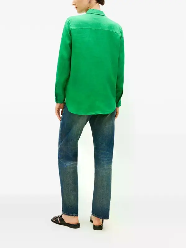 Tommy Hilfiger Logo-embroidered Button-down Shirt