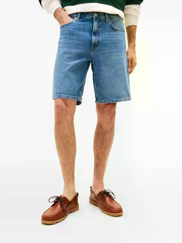 Tommy Hilfiger Faded-effect Denim Shorts