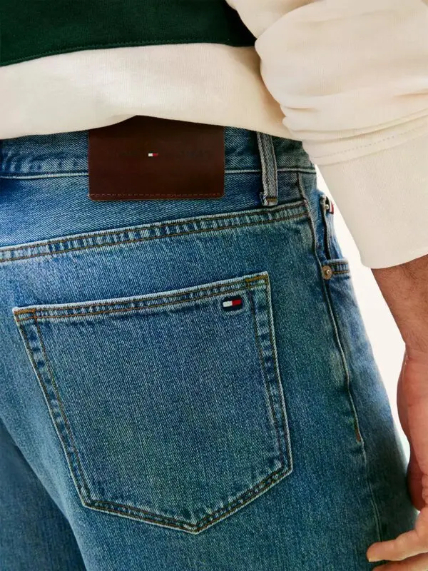 Tommy Hilfiger Faded-effect Denim Shorts