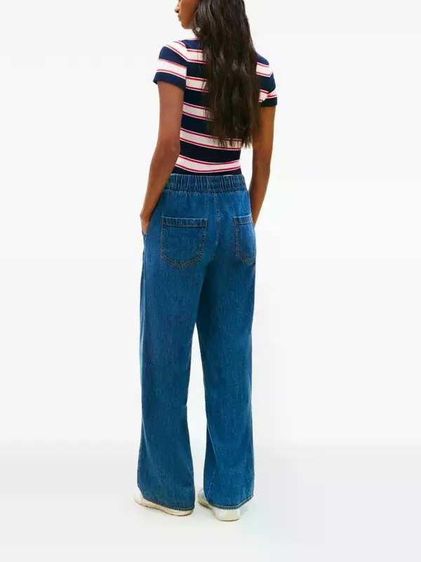 Tommy Hilfiger Drawstring-fastening Wide Leg Jeans