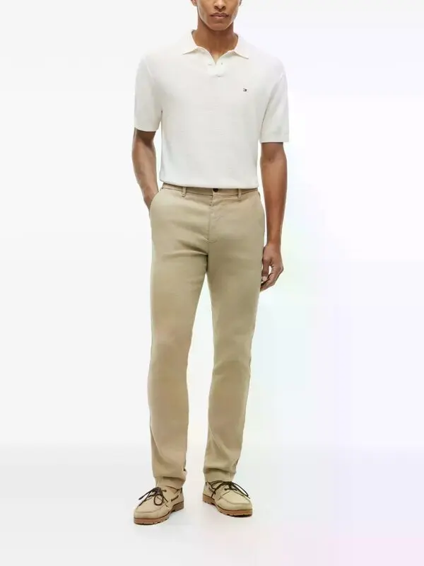 Tommy Hilfiger Straight-leg Linen Trousers