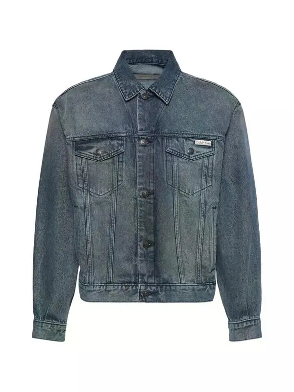 Calvin Klein 90s Faded-effect Denim Jacket