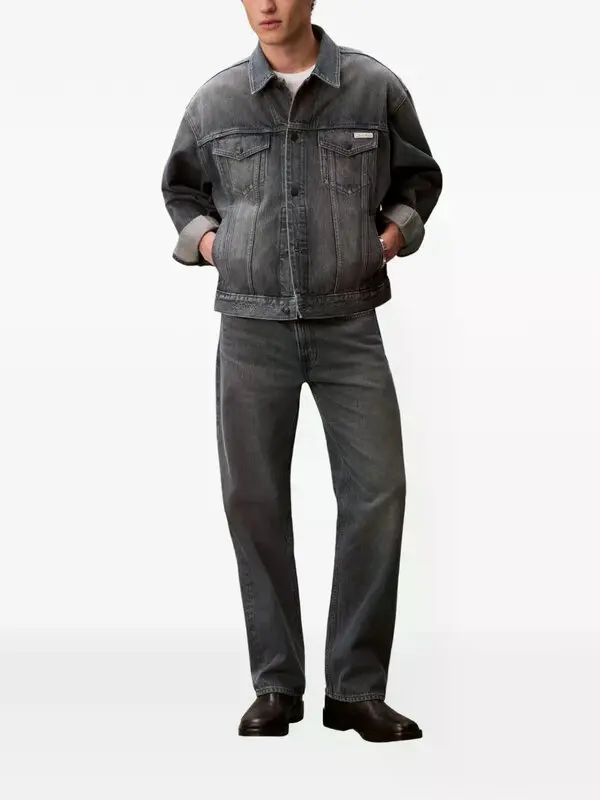 Calvin Klein 90s Faded-effect Denim Jacket