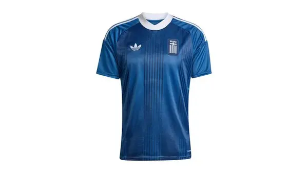 Adidas Greece 26 Away Jersey - Dusky Blue Petrol