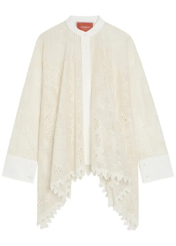 La DoubleJ Lace Shirt - Cream