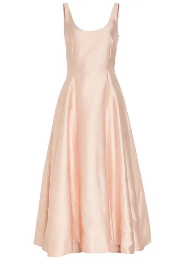 Bernadette Charles Woven Gown - Light Pink