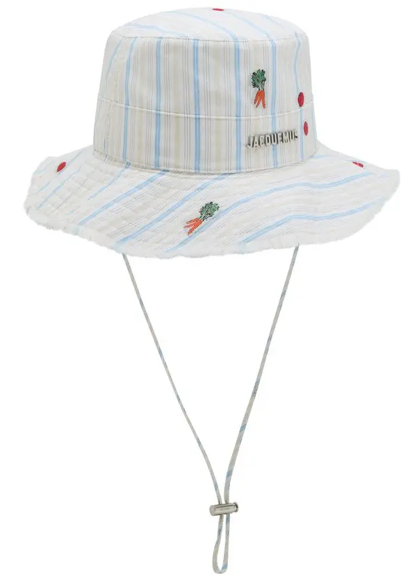 Jacquemus Le Bob Artichaut Bucket Hat - White