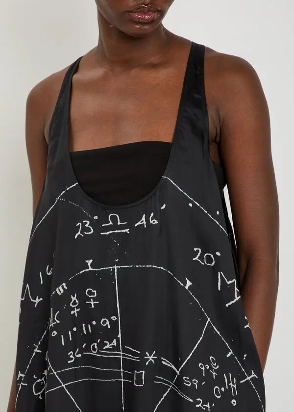 Rick Owens Printed Satin Gown