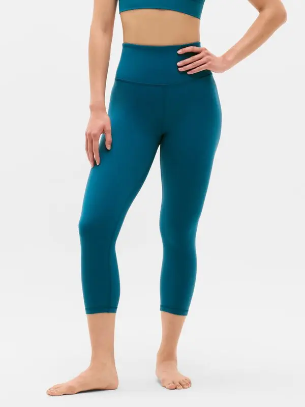 Athleta Elation Ultra High Rise Capri - Coastal Teal