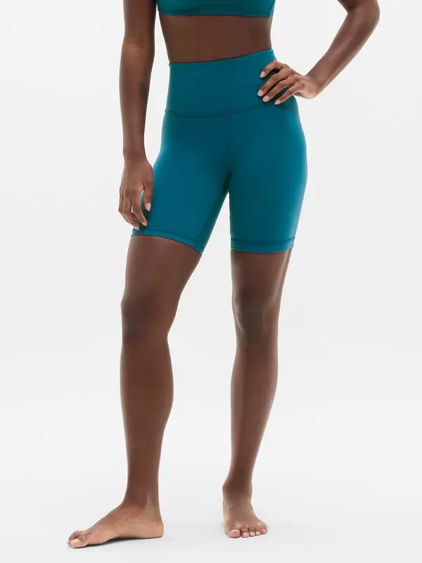 Athleta Elation Ultra High Rise 7" Short - Coastal Teal