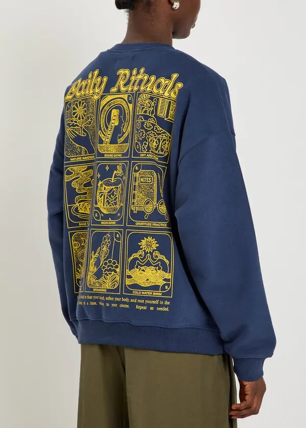 DAMSON MADDER Printed Cotton Sweatshirt