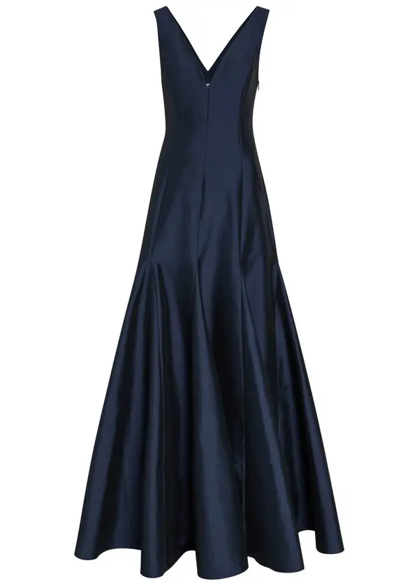 Bernadette Aurelia Taffeta Gown - Navy