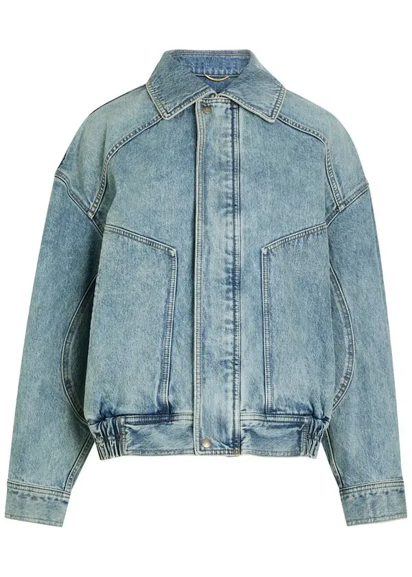 Saint Laurent Panelled Jacket - Denim
