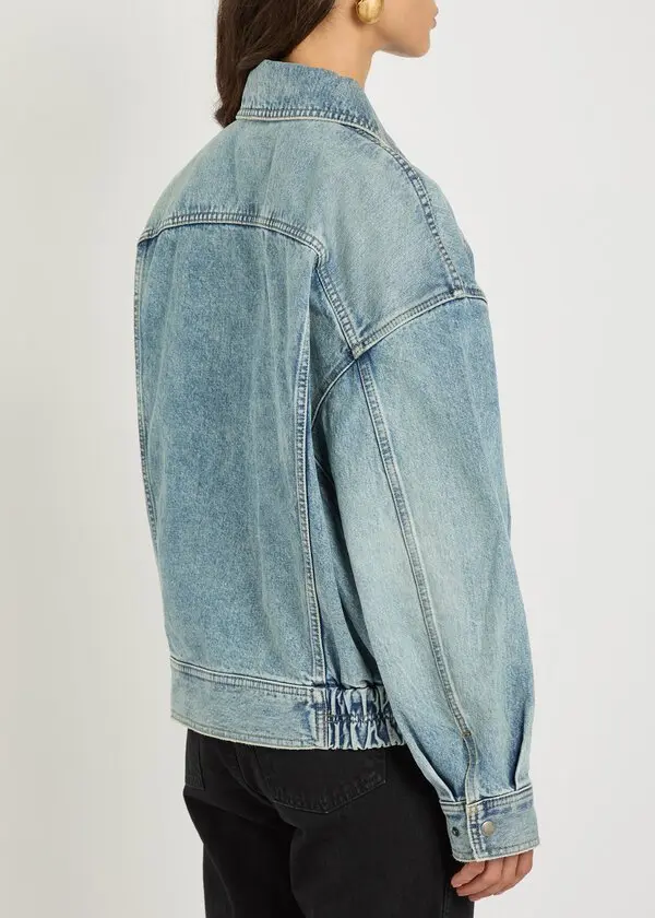 Saint Laurent Panelled Jacket - Denim
