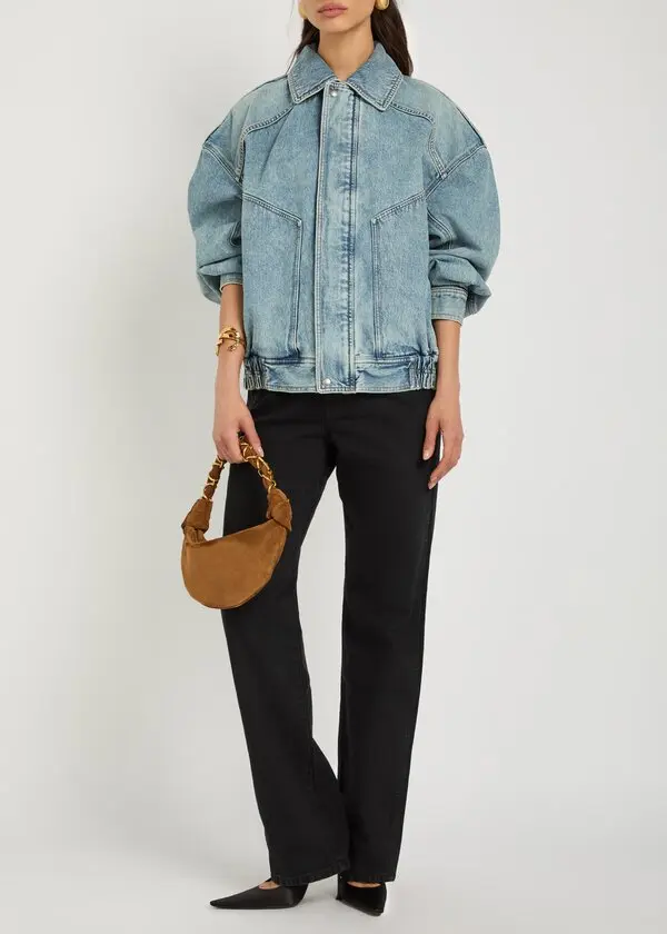 Saint Laurent Panelled Jacket - Denim