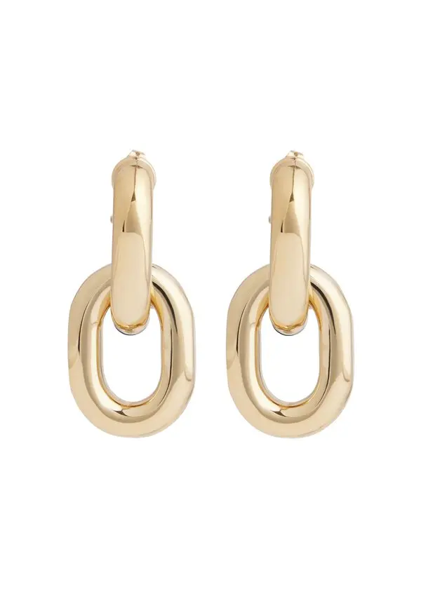Rabanne Xl Link Drop Earrings - Gold