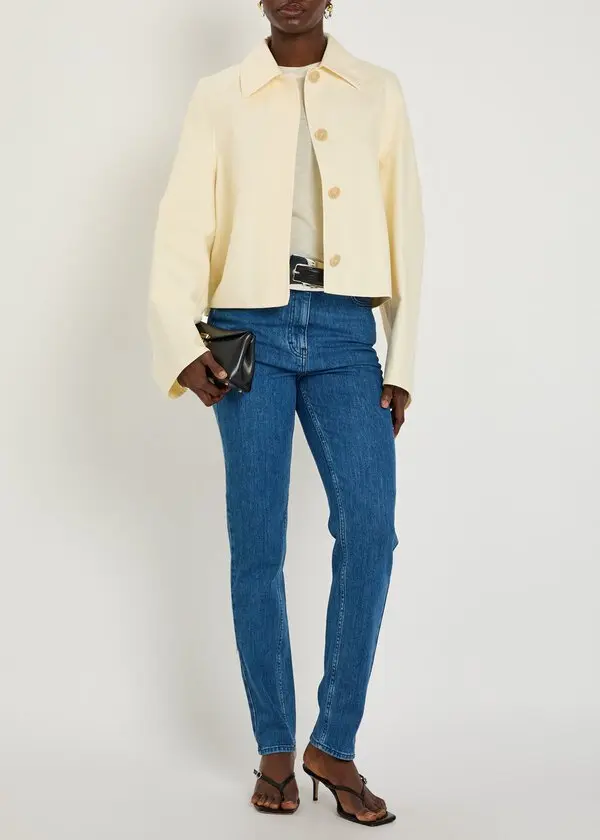 Another Tomorrow Slim-leg Denim Jeans - Blue