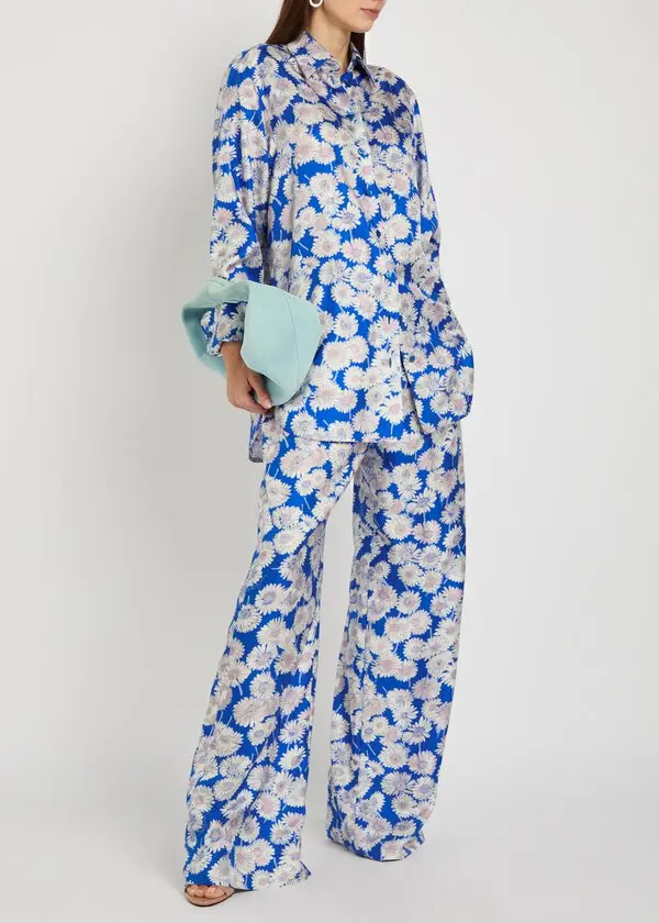 Stella McCartney Floral-print Silk Shirt