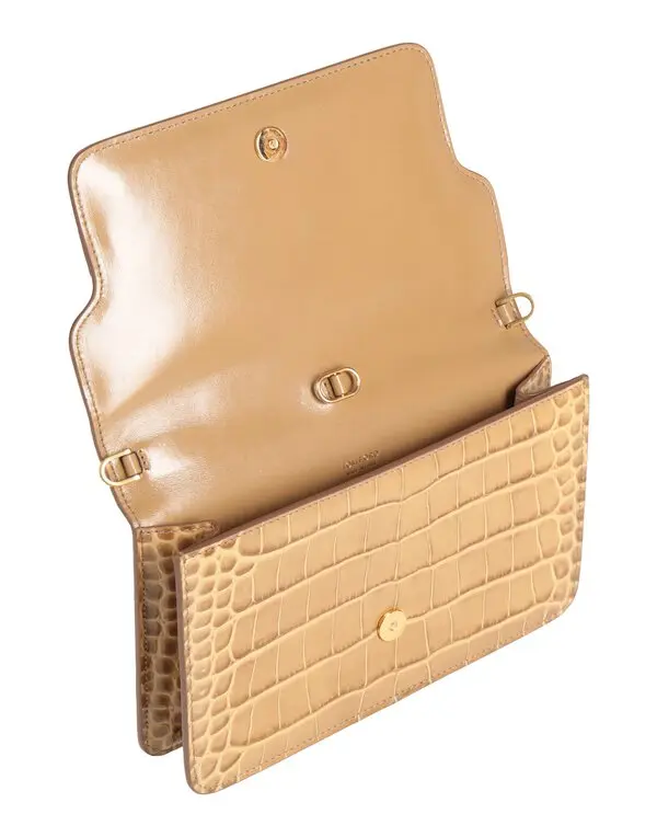 TOM FORD Calfskin Cross-body Bag - Beige