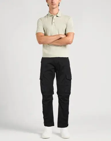 Alpha Industries Cotton Blend Cargo Pants - Black