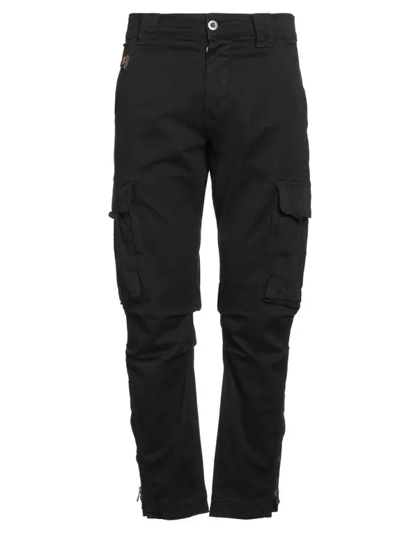 Alpha Industries Cotton Blend Cargo Pants - Black