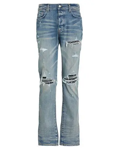 Amiri Jeans In Cotton Blend - Blue