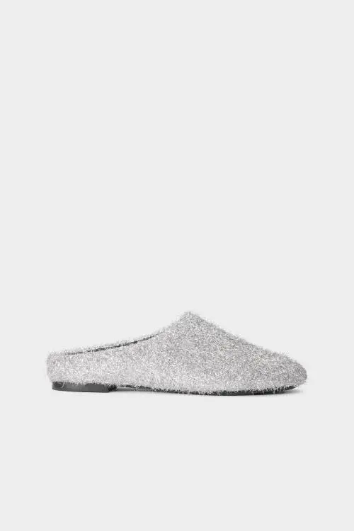 SIMONMILLER Tinsel Riad Slippers - Silver