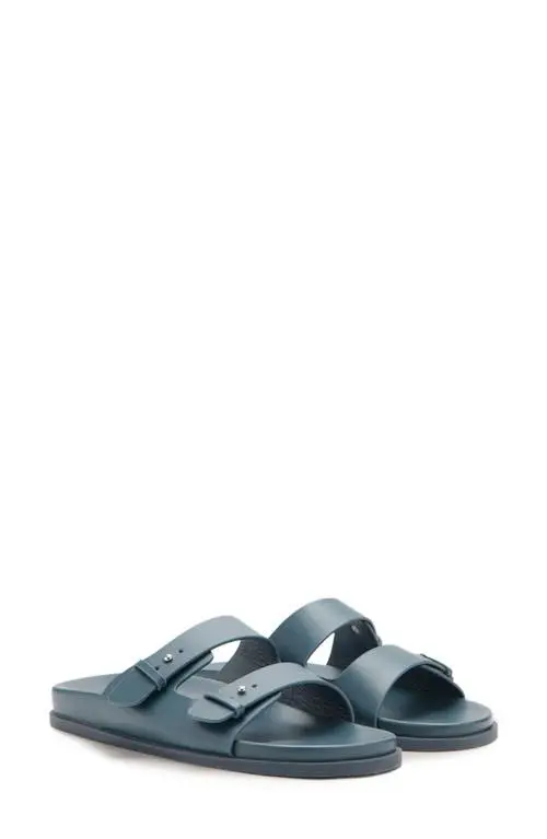 Mango Double Buckle Sandal - Blue