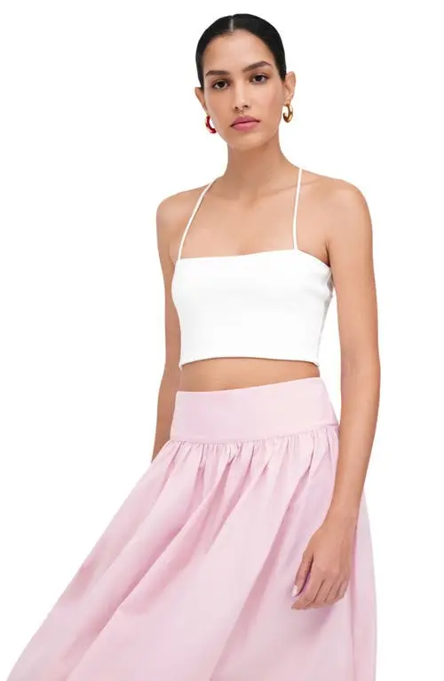 MARCELLA Raven Cotton Poplin Maxi Skirt