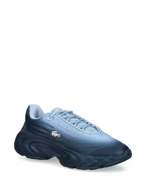 Lacoste Spinor Gradient-effect Logo-patch Sneakers - Blue