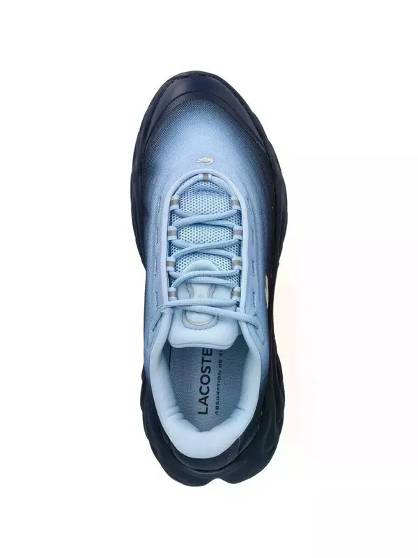 Lacoste Spinor Gradient-effect Logo-patch Sneakers - Blue