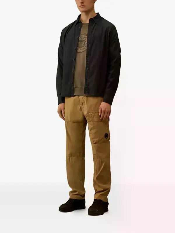 C.P. COMPANY Fili Cargo Pants With Lens Detail - Neutrals