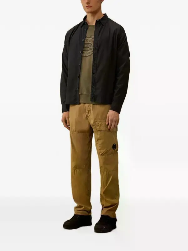 C.P. COMPANY Fili Cargo Pants With Lens Detail - Neutrals