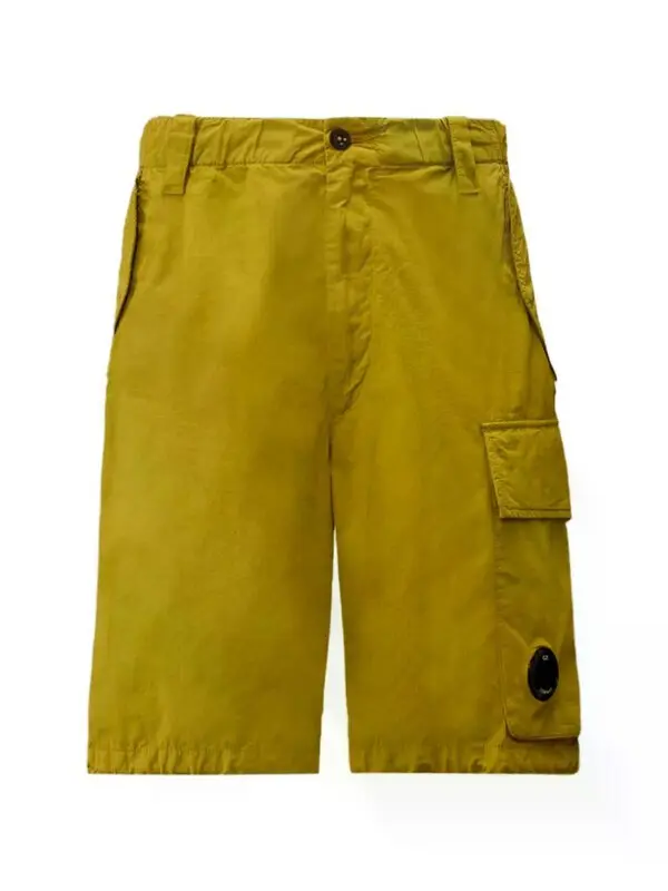C.P. COMPANY Lens-detail Cargo Shorts - Green