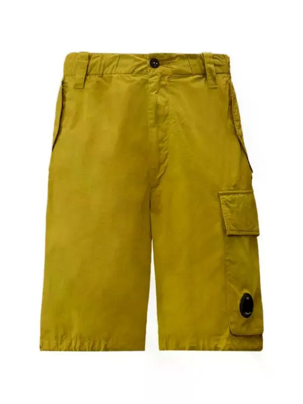 C.P. COMPANY Lens-detail Cargo Shorts - Green