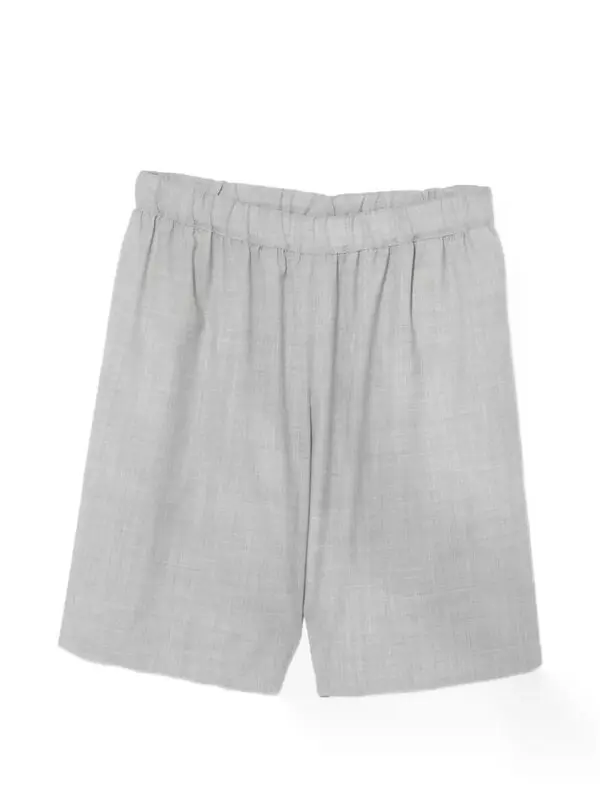 Comme Des Garçons Elasticated-waistband Shorts - Grey
