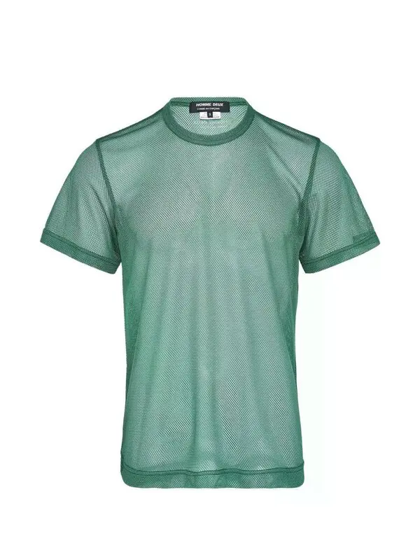 Comme Des Garçons Mesh-knit T-shirt - Green