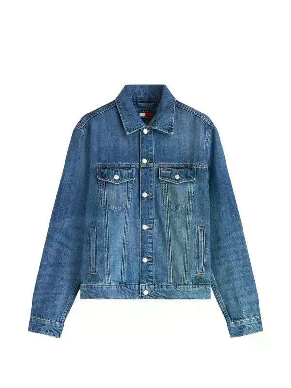 Tommy Hilfiger Ryan Logo-patch Denim Jacket - Blue