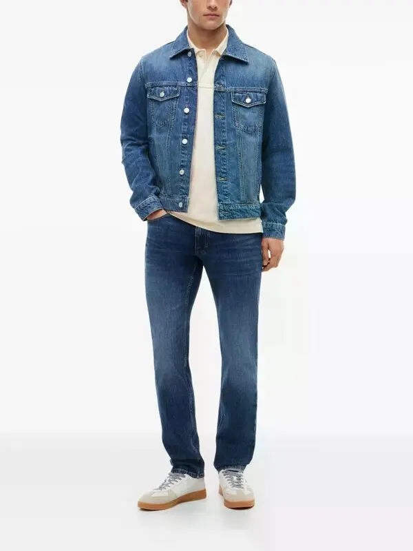 Tommy Hilfiger Ryan Logo-patch Denim Jacket - Blue