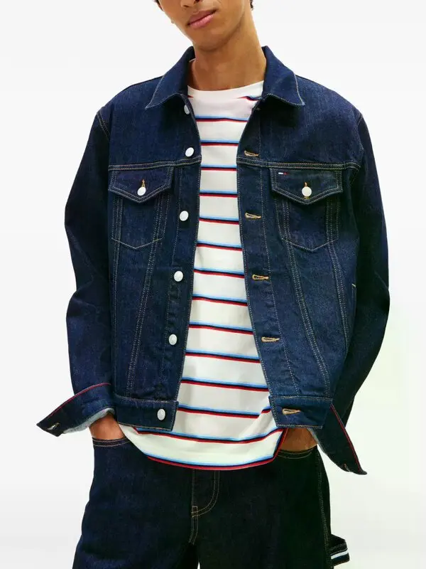 Tommy Hilfiger Ryan Logo-patch Denim Jacket - Blue