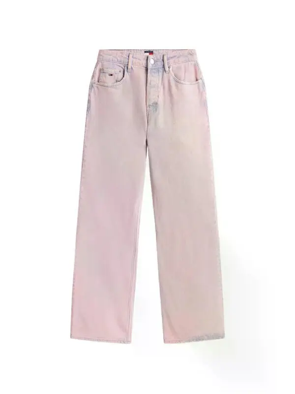Tommy Hilfiger Mia Faded Straight-leg Jeans - Pink
