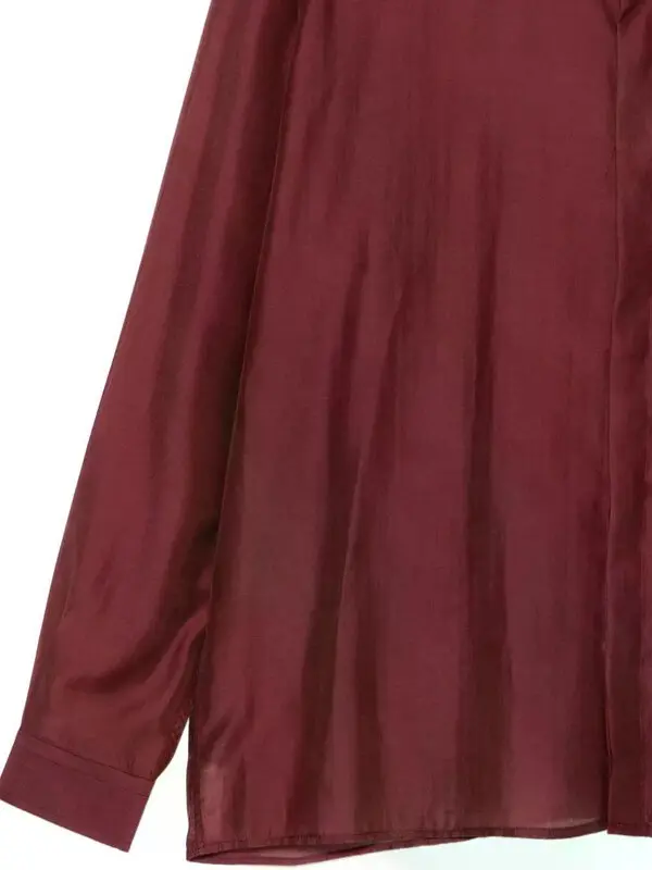 MARSEM Contrast-stitch Long-sleeve Shirt