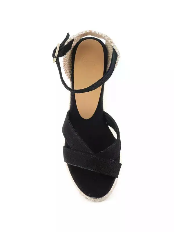 CastaÑer 110mm Bruna Espadrilles - Black