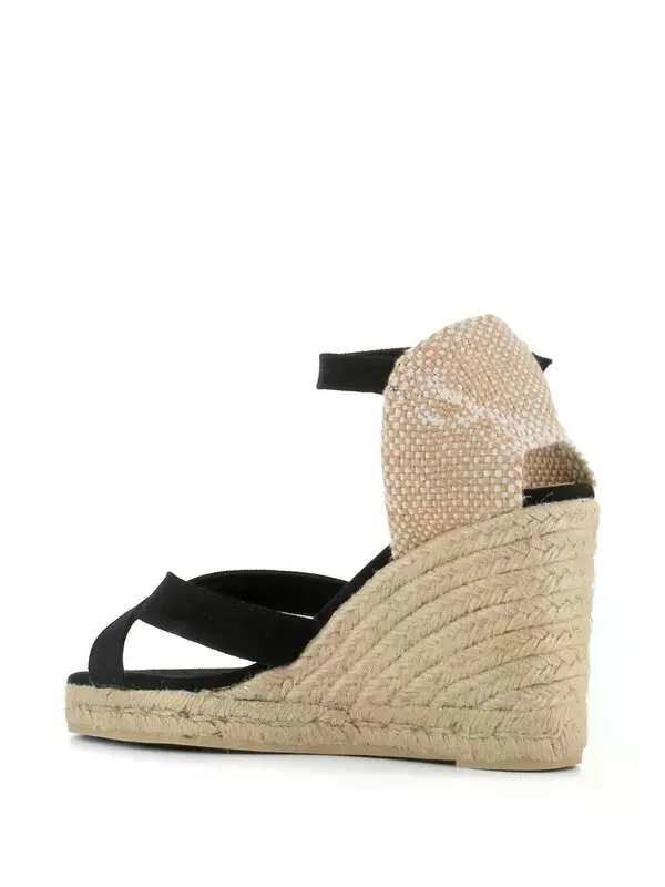 CastaÑer 110mm Bruna Espadrilles - Black