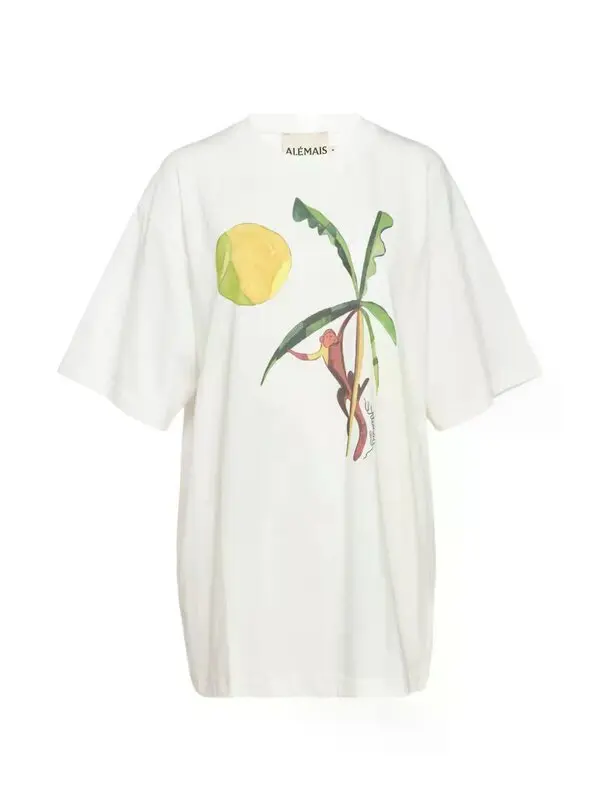 ALEMAIS Mokshini Graphic-print T-shirt - White