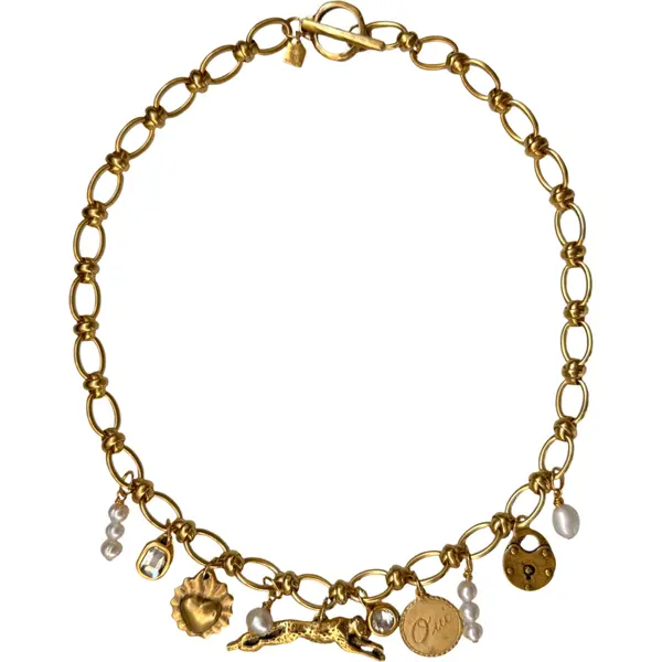 SCCOLLECTION Lola Charm Necklace - Gold
